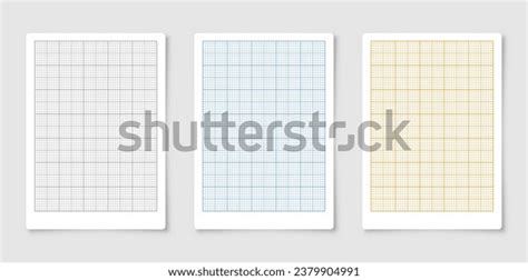 Sheet Graph Paper Grid Millimeter Paper Stock Vector Royalty Free Shutterstock