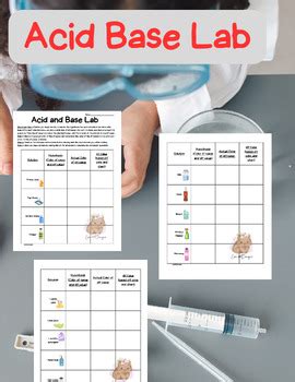 Acid And Base Lab By Emi Designs TPT