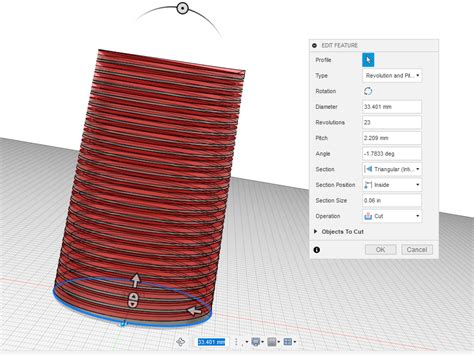 fusion help threads do not show up in an exported step stl file from