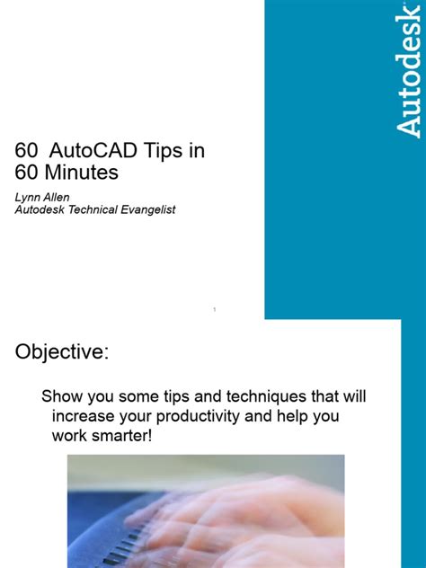 60 autocad tips in 60 minutes final pdf software computing