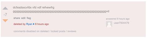 why was my abusive flag on a post containing only gibberish declined