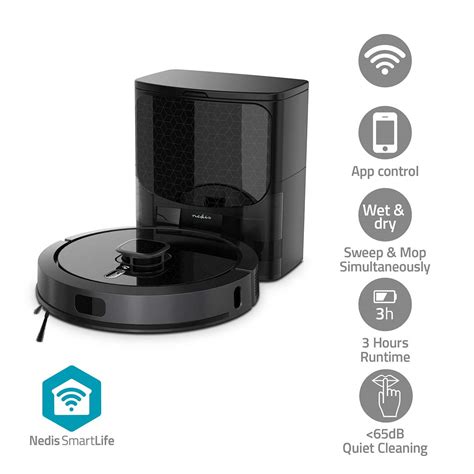 SmartLife Robot Vacuum Cleaner Laser Navigation Wi Fi Capacity