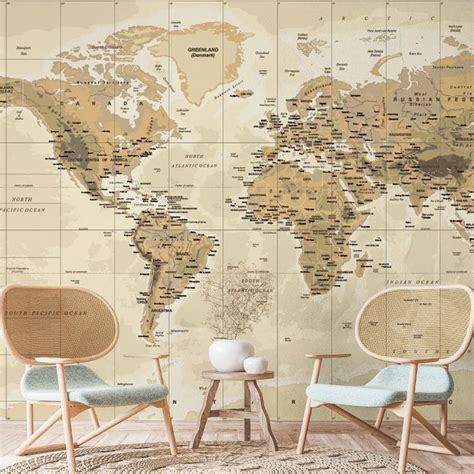 Classic Vintage Map Wallpaper