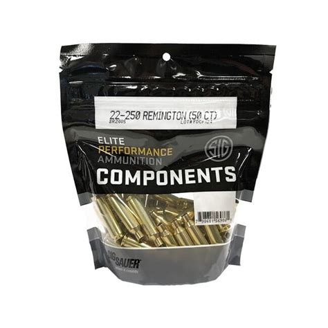 Sig Sauer Component Brass 22 250 Rem 50 Ct Br2005 For Sale Eurooptic