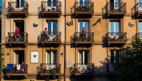 Free Golden Hour Balconies Image Balconies Butterflies Urban