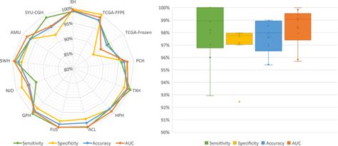 Patient Level Testing Performance On Twelve Independent Datasets From