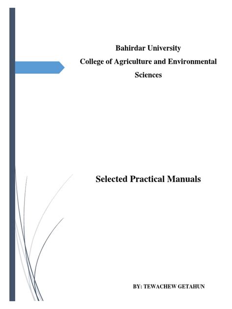 Practical Manual Crop Production And Mangemnt And Field Crop