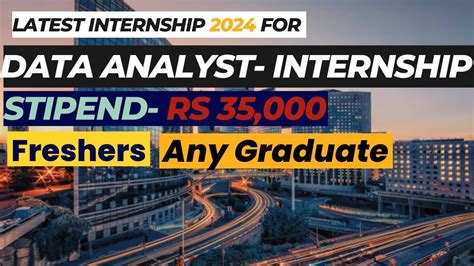 Internship For Data Analyst Training Program Any Graduate Data Analyst Job For Freshers