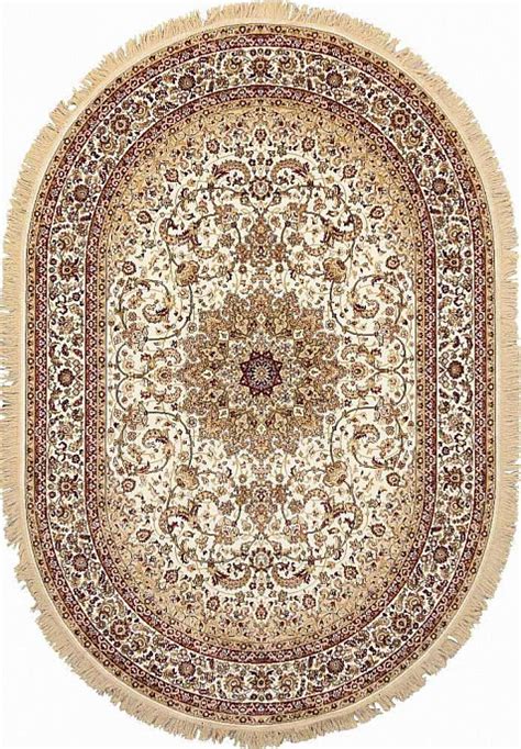 Купить бельгийский ковер из вискозы BRILLIANCE V106-IVR(Oval) с ...