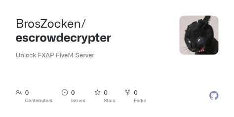 Github Broszockenescrowdecrypter Unlock Fxap Fivem Server