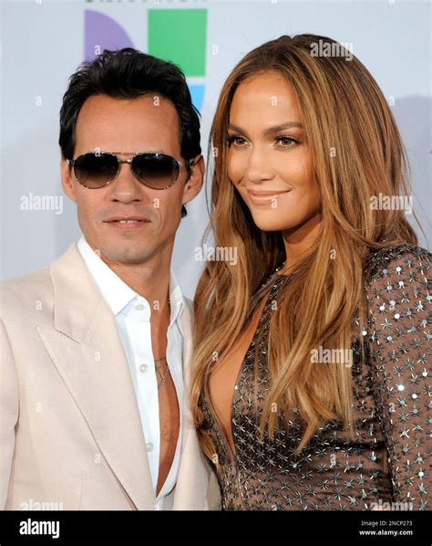 Marc Anthony Left And Jennifer Lopez Arrive At The 11th Annual Latin