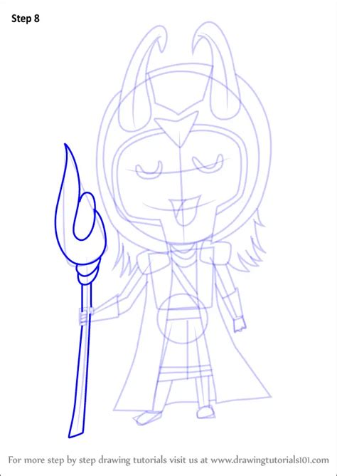 How To Draw Chibi Loki Chibi Characters Step By Step DrawingTutorials101 Com