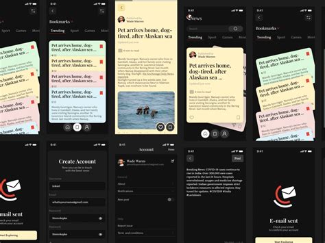 Intuitive UI UX Design For News App Upwork