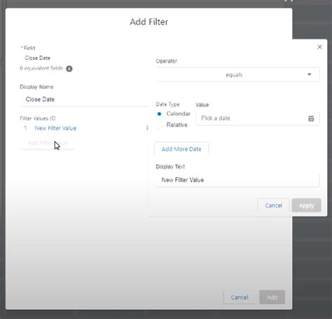 Salesforce Tips Add A Dashboard Filter