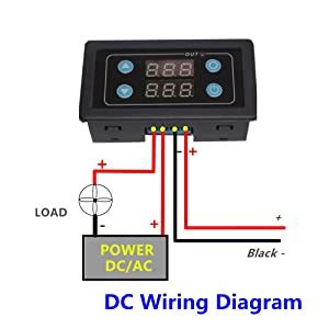 AC V V Programmable Digital Cycle Delay Relay Timer Switch Module