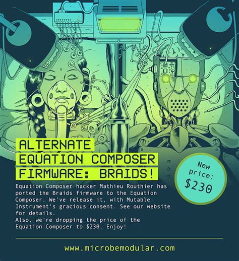 MATRIXSYNTH Microbe Modular Alternate Equation Composer Firmware For Mutable Instruments Braids