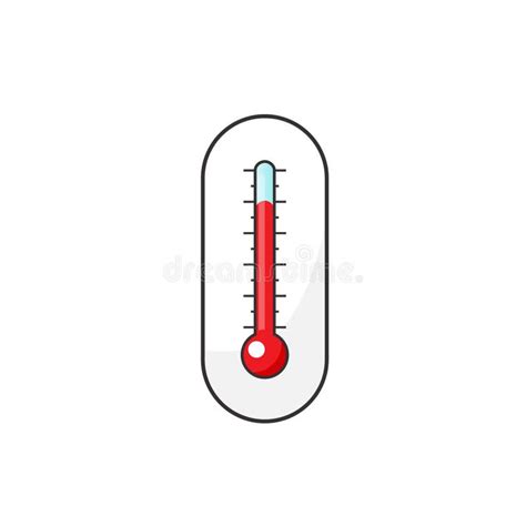Empty Thermometer Icon Stock Vector Illustration Of Icon 321259308