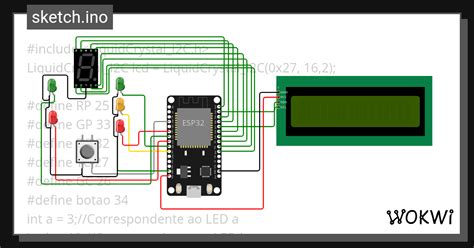 Semaforo Inteligente Wokwi ESP STM Arduino Simulator