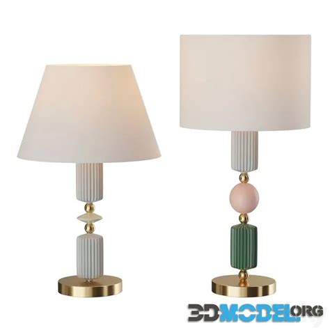 3d Model Iris Candy Table Lamp