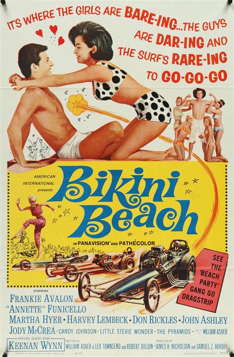 Bikini Beach Original Vintage Poster Authentic Vintage Posters