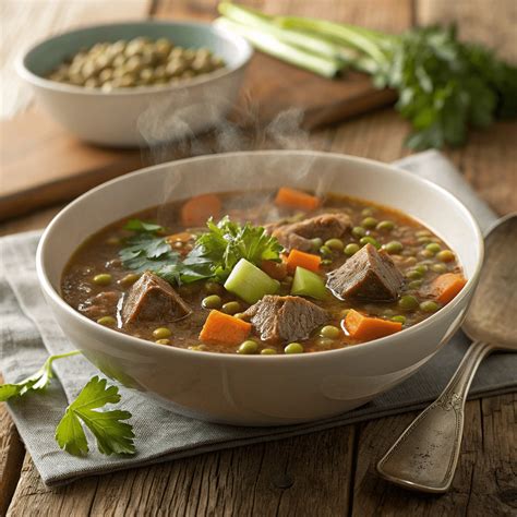 Beef And Lentil Protein Soup Recipe