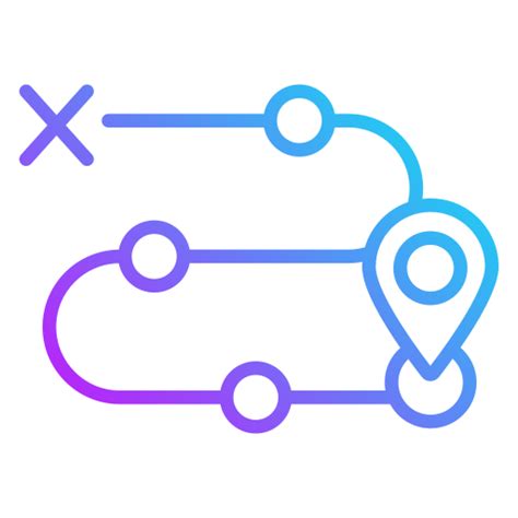 waypoint generic gradient outline icon