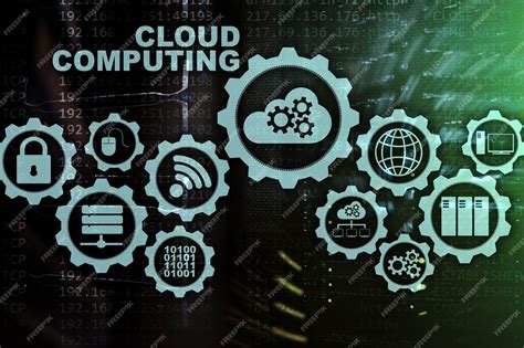 Premium Photo Cloud Computing Technology Connectivity Concept On Server Room Background