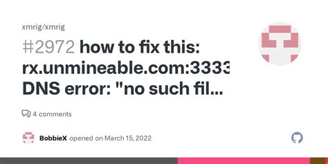 How To Fix This Rx Unmineable DNS Error No Such File Or Directory Issue