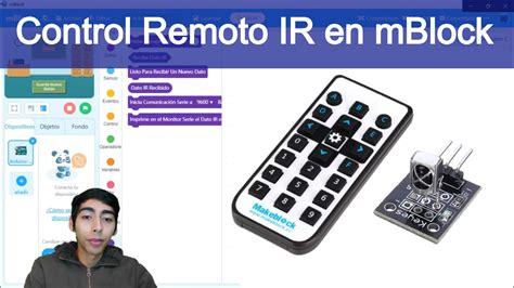Arduino en mBlock 5 Extensión Control Remoto IR Decodificamos Señales y Controlamos Servos