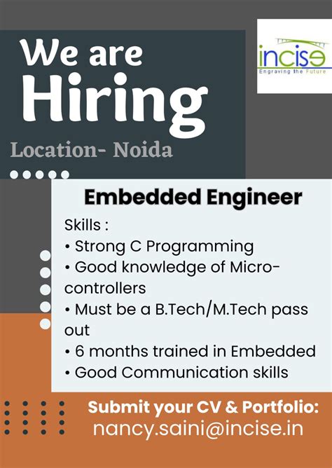 Nancy Saini On Linkedin Embedded Noida Incise Embeddedengineer