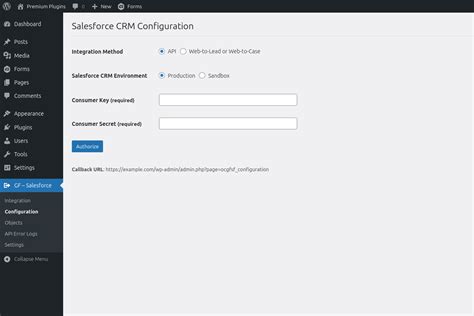 Gravity Forms Salesforce Integration Enhanced Obtain Code