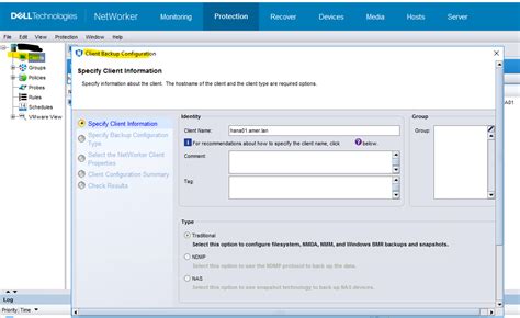 networker nmsap sap oracle client backup fails with the nsr client