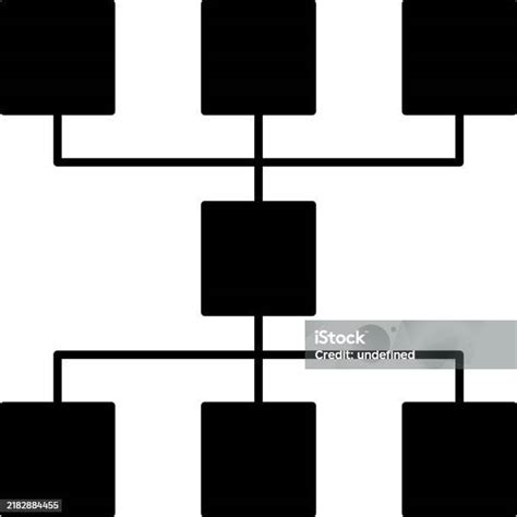 Flowchart Hierarchy Vector Icons Flowchart Diagram Teamwork Business