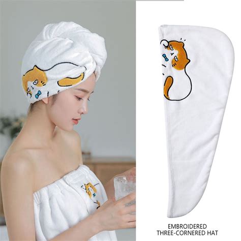 Badu Bg Дамски кърпи за момичета Микрофибърна кърпа за баня Бързосъхнеща кърпа за коса Магическа