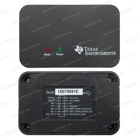 msp fet msp430 flash emulation tool top board image