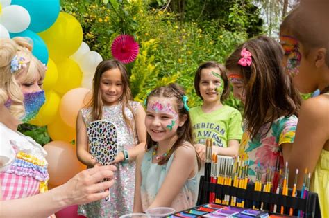 Face Painting For A Birthday Party At Georgia Challis Blog