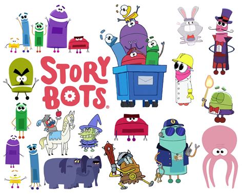 Storybots Layered Files Storybots Svg Bundle Storybots Svg Etsy Uk