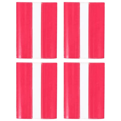 Mrless 4pcs Acrylic Hinges Self Adhesive Clear Small Hinges Plastic