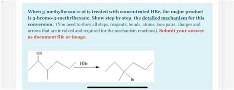 Solved When 3 Methylhexan 2 Ol Is Treated With Concentrated