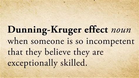 Dunning Kruger Effect