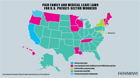 This Is What Paid Leave Looks Like In Every Us State Fast Company