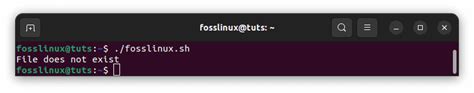 how to check if a file exists in bash foss linux