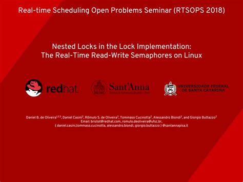 Nested Locks In The Lock Implementation The Real Time Read Write
