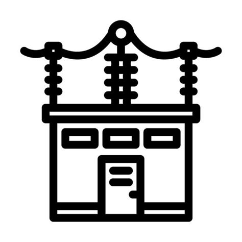 Substation Icon Vector Art Icons And Graphics For Free Download