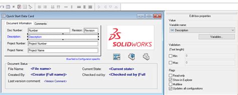 Understanding Prpsheet In Solidworks Pdm