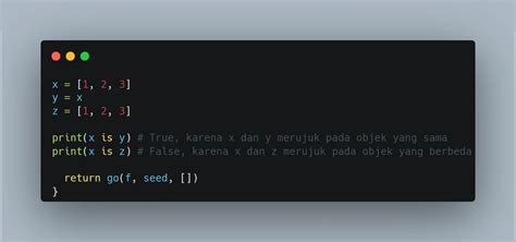 Belajar Python 25 Comparison Operator Is And In — Artikel Minarsih Tech