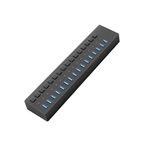 16 Ports USB 3 0 Hub With Individual On Off Switches Splitter