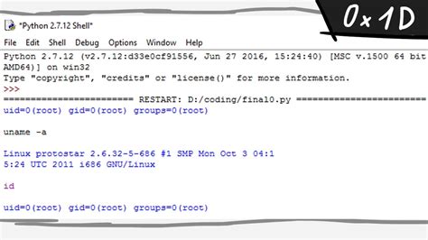 first remote root exploit bin 0x1d youtube
