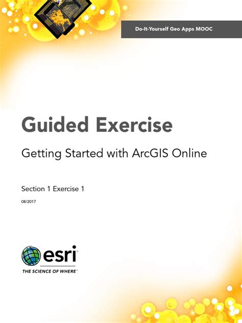guided exercise getting started with arcgis online pdf arc gis esri