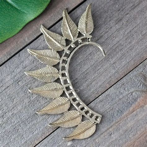 Ear Cuff Brass Feathered Plenty Mercantile And Event Venue